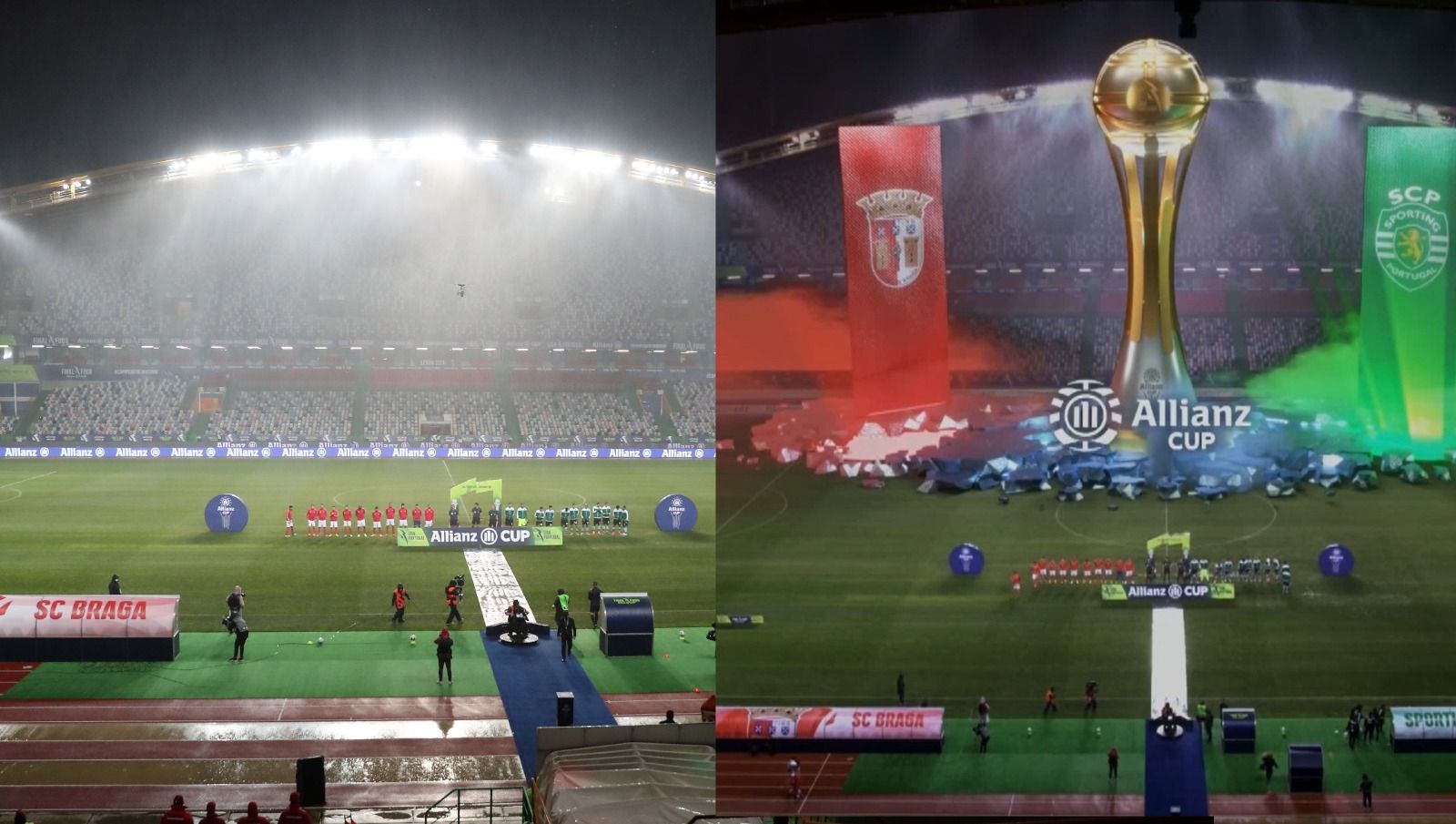 Liga Portugal - Espetáculo de realidade virtual abriu final da Allianz CUP